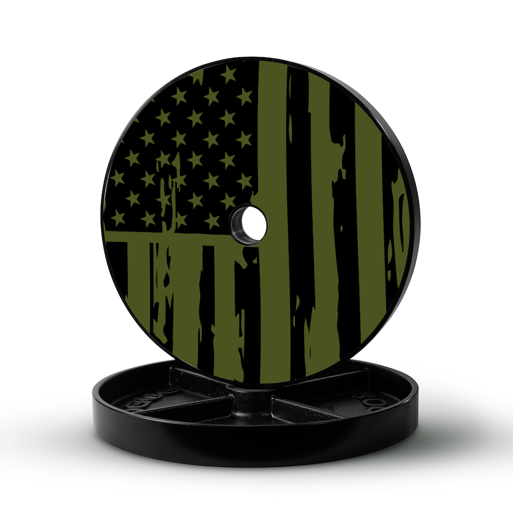Distressed Flag Weight Decal | Plate Snacks
