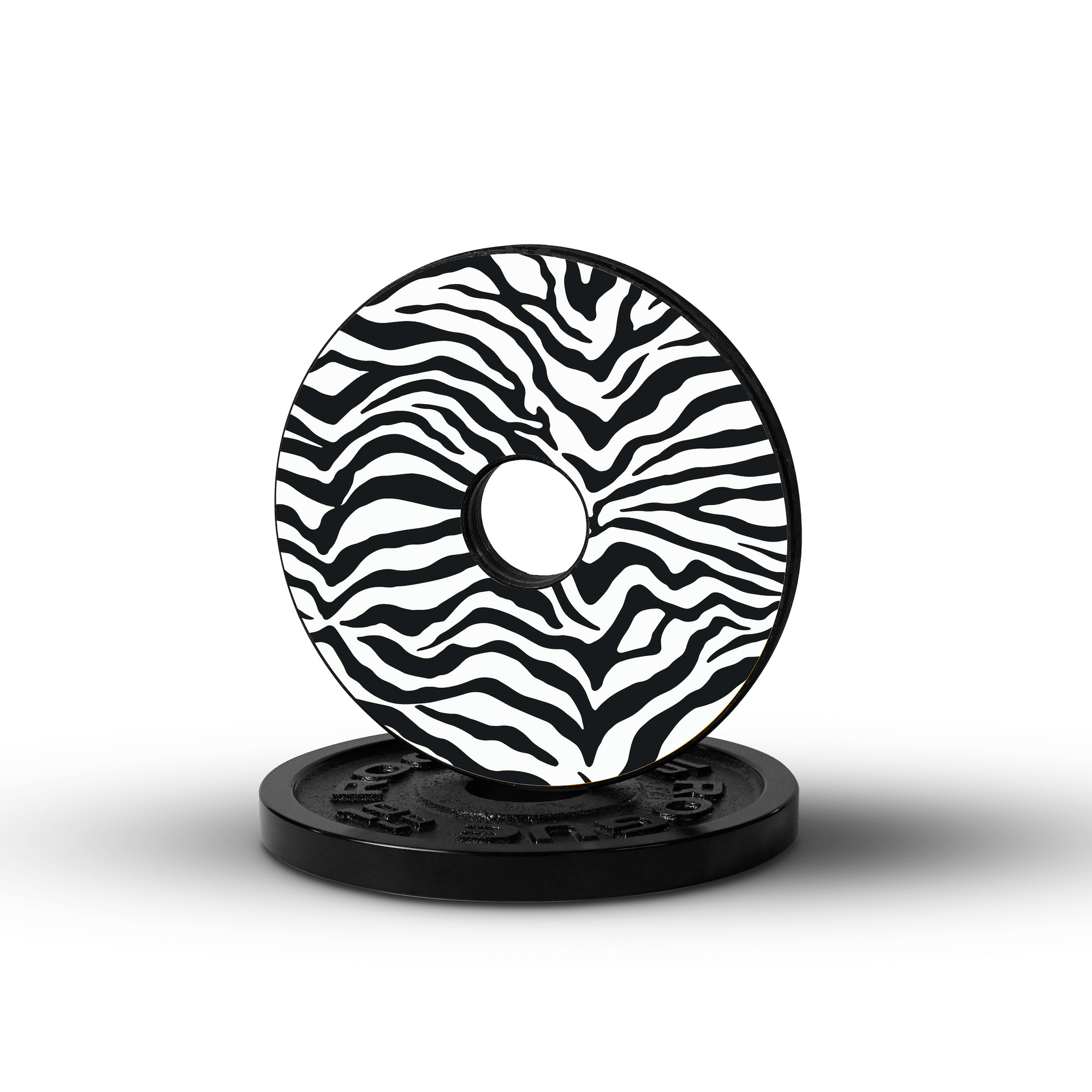 Zebra Print Weight Decal | Plate Snacks